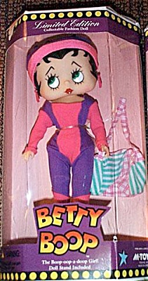 Vinyl Marty Toy Betty Boop Workout Doll c.1995