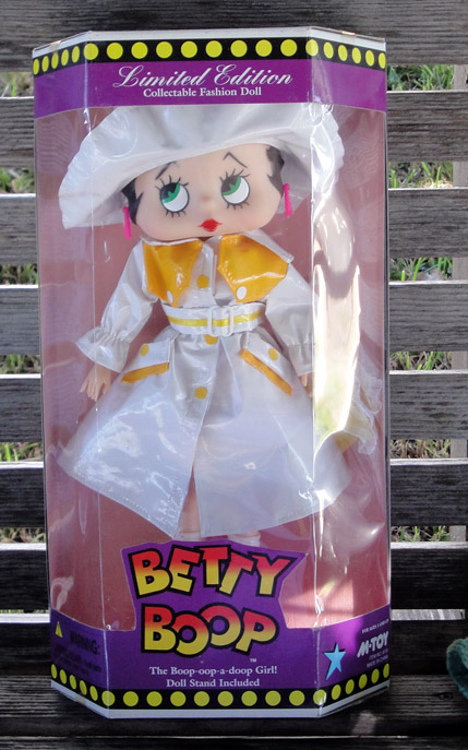 Vinyl Marty Toy Betty Boop in Rain Slicker Doll c.1995