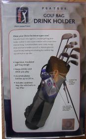 PGA0001 PGA Tour Insulated Golf Bag Drink Holder Up To 20 Oz Bottles