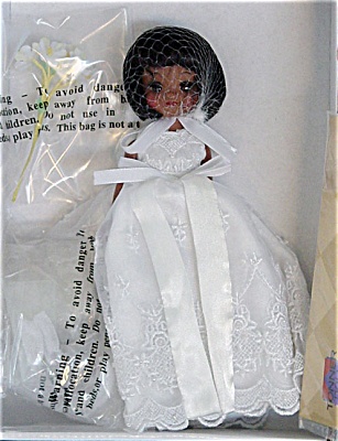Tonner Tiny Dru Afro-American Pretend Bride Doll 2004
