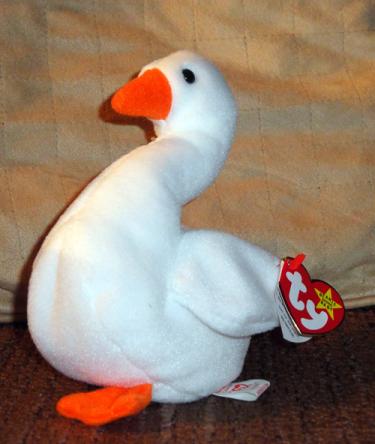 Ty Gracie the White Swan Beanie Baby 1997-1998
