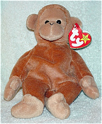 Ty Bongo the Monkey Beanie Baby 1995-98